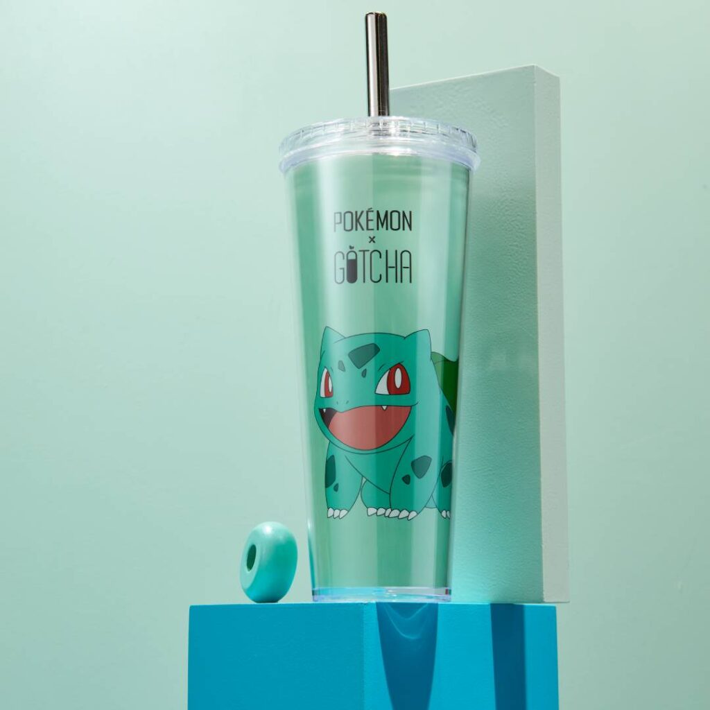 Gotcha X Pokémon Double Layer Cup Bulbasaur 600ml