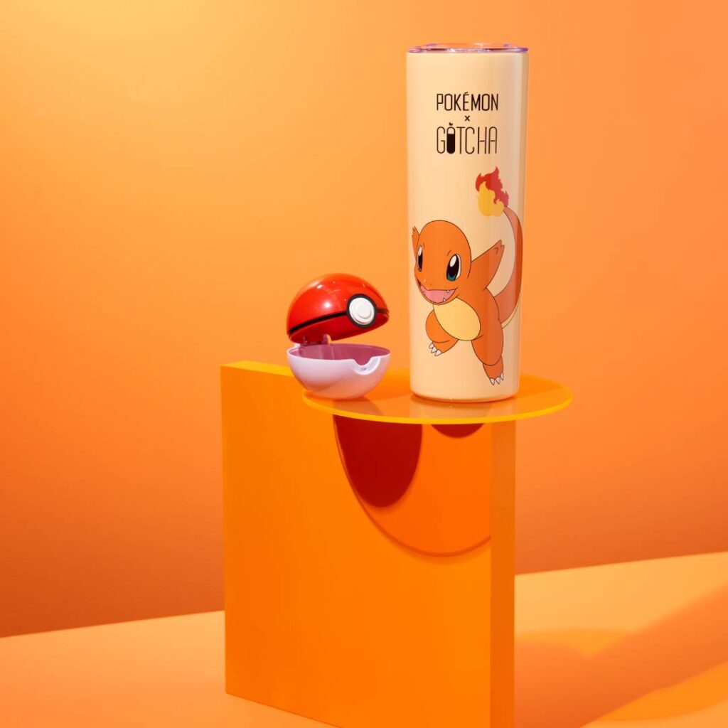 Gotcha X Pokémon Stainless Steel Tumbler Charmander 500ml