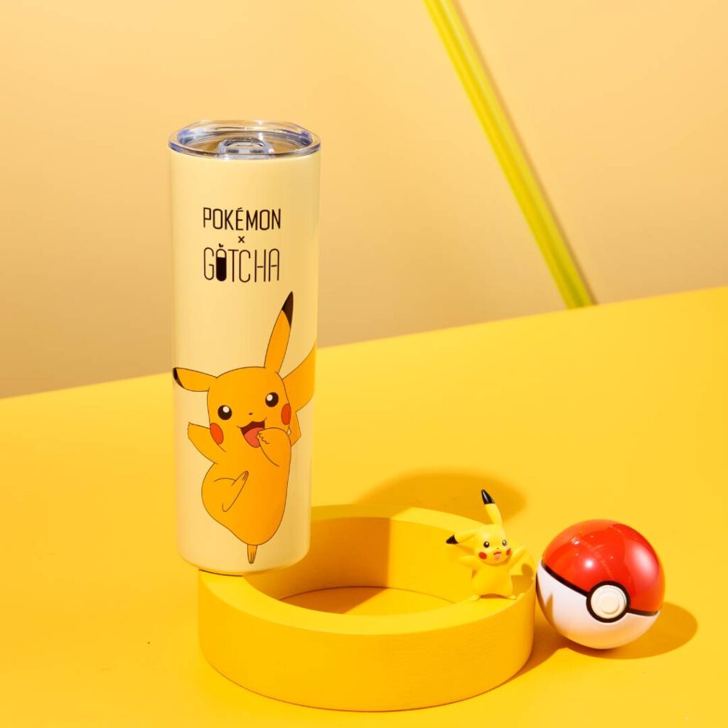 Gotcha X Pokémon Stainless Steel Tumbler Pikachu 500ml