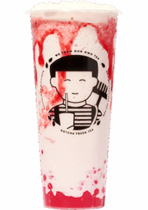 Strawberry Yogumuji Yoghurt - Gotcha Fresh Tea Australia